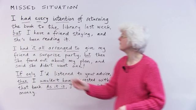 6 ways to talk about a missed situation I was going to