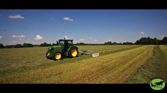 Грабли Sipma  ZK 450 WIR в работе