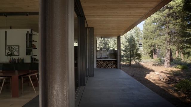 Дом архитектора, спроектированный как дом в лесу, который сливается с ландшафтом: обзор дома