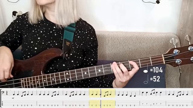 Ива Нова на басу(выпуск №9 Фабрика 76/FACTORY 76) Let's Play Bass with IVA NOVA #9