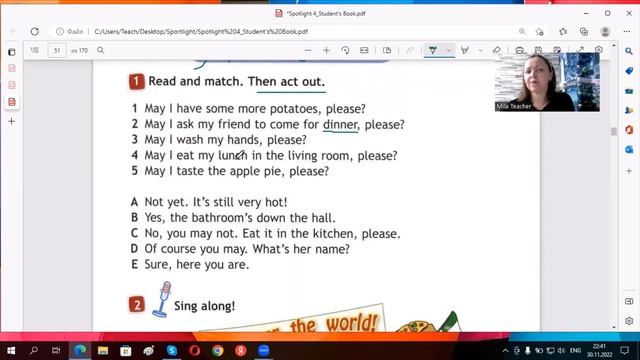 May I, Spotlight 4, стр.48