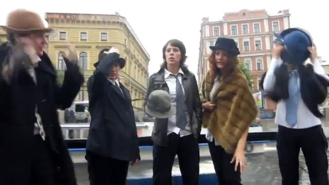 Iva Nova band backstage of VIDEO clip JAGA.