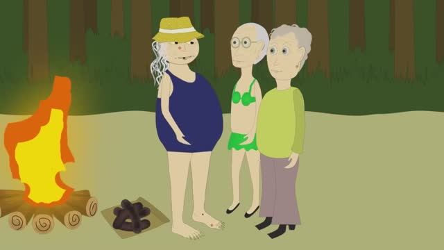 Бабка Алка Серия 14 - На Пляже С Бабкой - Уродская Анимация