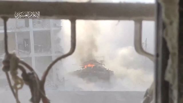 Израильская бронетехника Хорошо ГОРИТ .