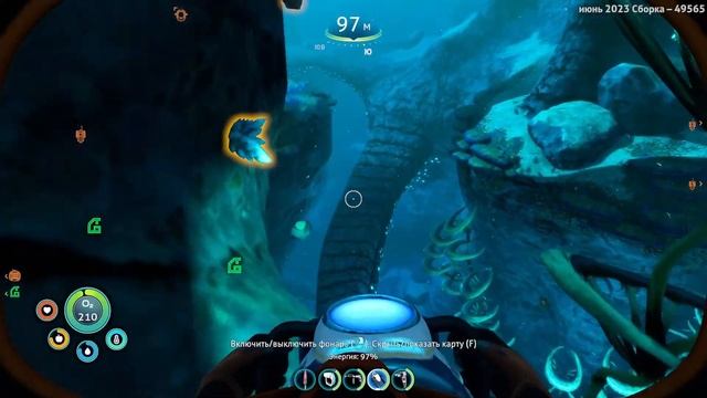Subnautica: Below Zero. Исследование  пещеры с кристаллами. #10