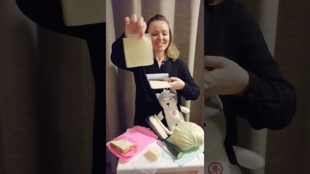 Учимся готовить бутерброд - Sandwich with teacher Mila