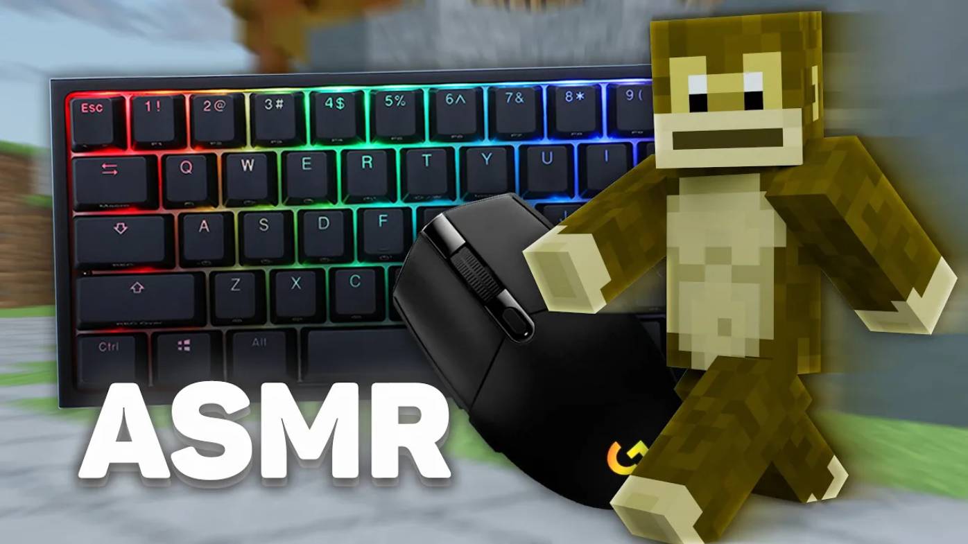 АСМР БЕДВАРС МАЙНКРАФТ 1.8.9 #bedwars #hypixel #asmr #АСМР КЛАВИАТУРА + МЫШКА