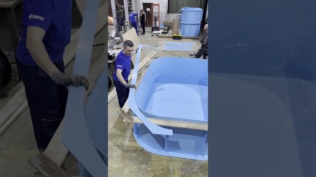 Полипропиленовый бассейн, отбортовка. #shorts #лайфхаки #бассейн #полипропилен