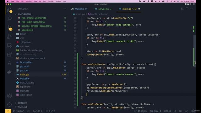005 How to run a golang gRPC server and call its API