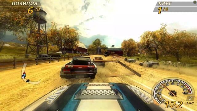 FlatOut 2 - Special Rasing Fields Cup - Уровень 3