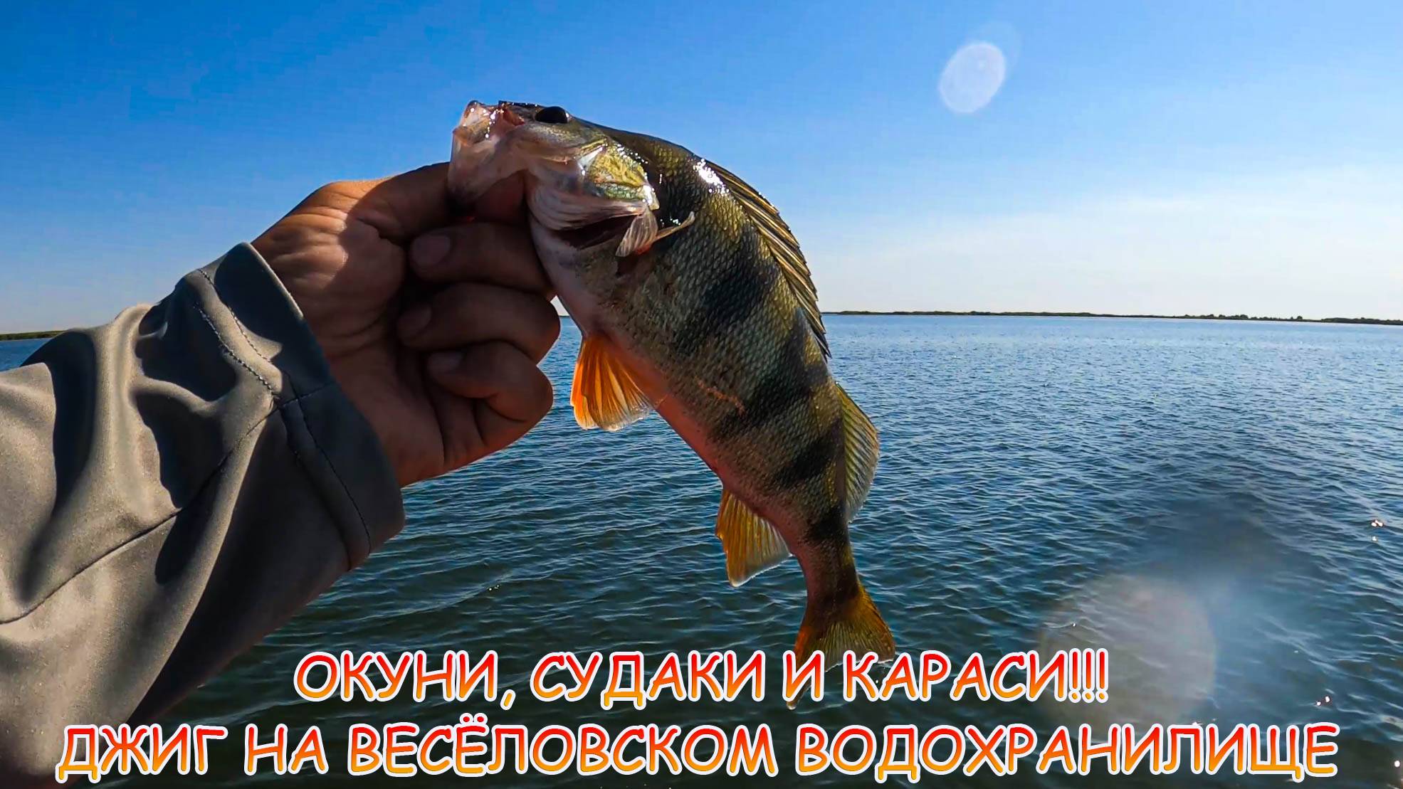 Джиг на Весёловском водохранилище. Судаки, окуни и КАРАСИ!!!