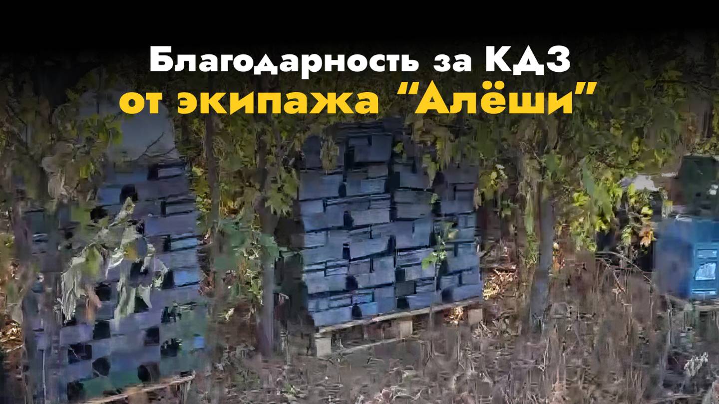 Благодарность от экипажа "Алёши" за КДЗ