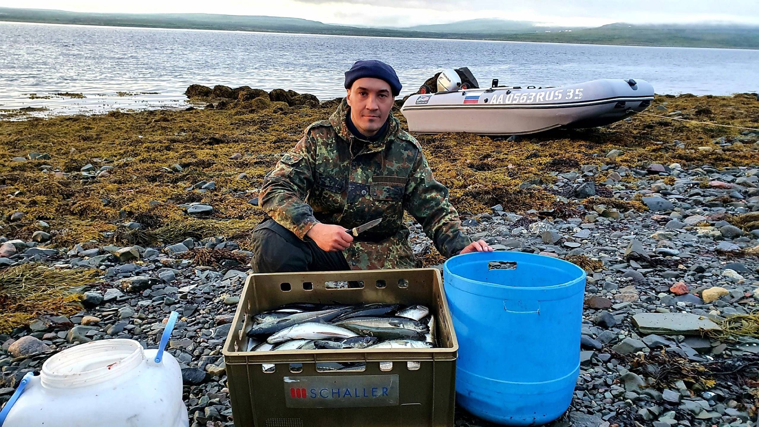 Рыбалка на Кольском полуострове. Часть 3-я. Сайда.