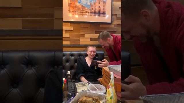 Реакция именинника на видео