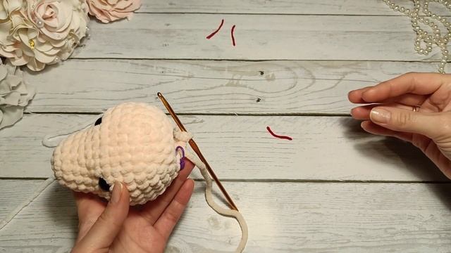 Модуль. Вязание игрушек из плюшевой пряжи. Лекция 2.  Змейка