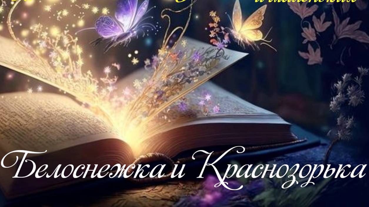 СКАЗКИ перед сном. БЕЛОСНЕЖКА И КРАСНОЗОРЬКА