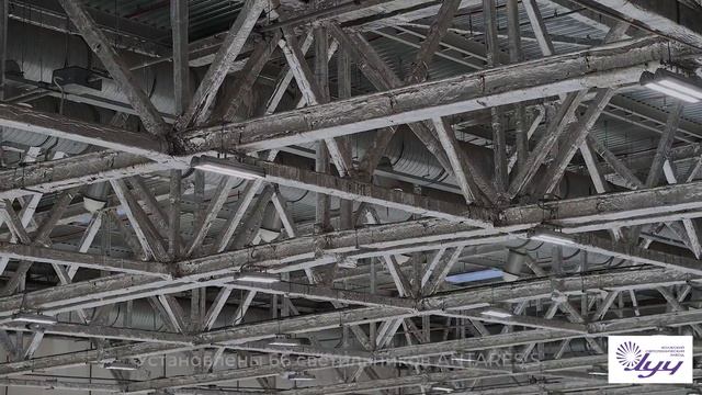 Освещение тренировочного льда Ледового дворца спорта «Лада Арена» -освещение производства «ВСТЗ Луч»