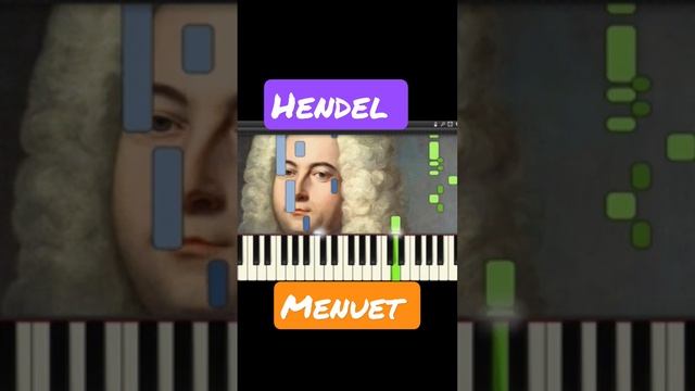 Hendel. Menuet short #shorts