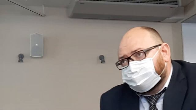 Выступление директора МКУ «Городское благоустройство» Антона Козлова о внесении изменений в проект