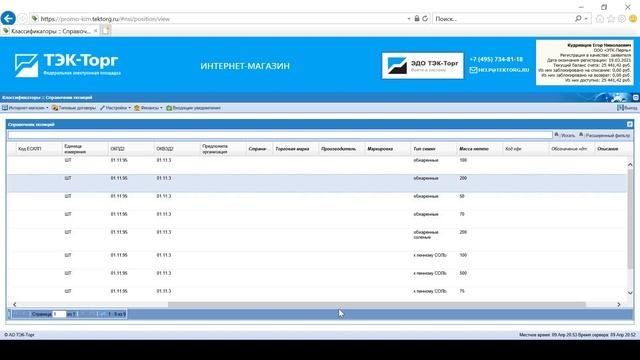 Ценовой запрос на категорию