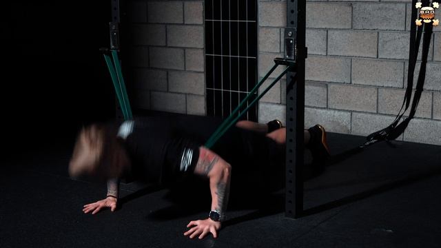 Плио отжимания с резиной / Плиометрические отжимания