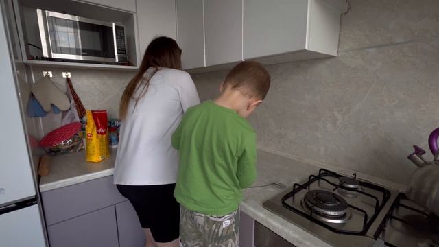 Приготовление вкусных домашних пельменей. Мои юные помощники. Домашняя еда