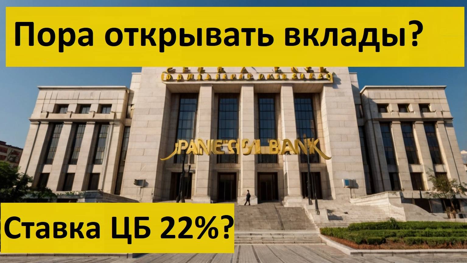 Когда пора открывать Вклад в 2024 году? Депозиты альтернатива Инвестициям при повышении ставки ЦБ