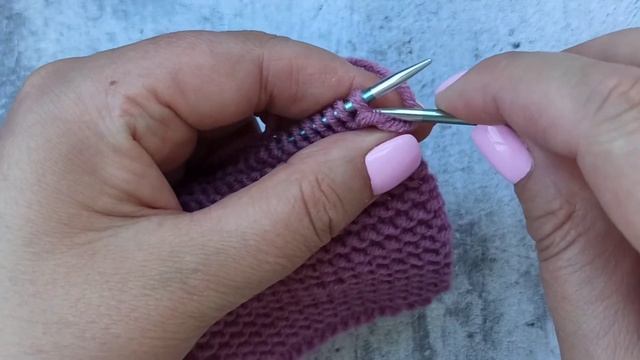 Закрытие петель спицами без косички