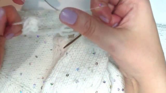 Вязание спицами. Закрытие петель полым шнуром  I-cord по кругу