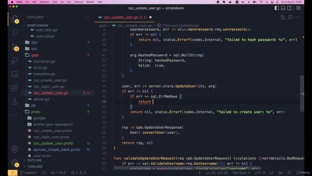 014 Build gRPC update API with optional parameters