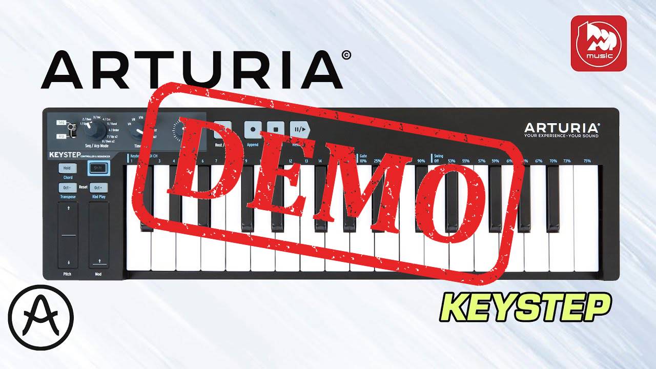 MIDI-клавиатура ARTURIA KeyStep  - демонстрация звучания