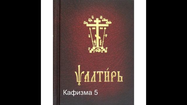 Псалтирь. Кафизма 5. Псалтирь с переводом.