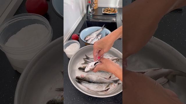 ЧЕРНОМОРСКОЕ. СЕЗОН КЕФАЛИ!  Как я солю  рыбу