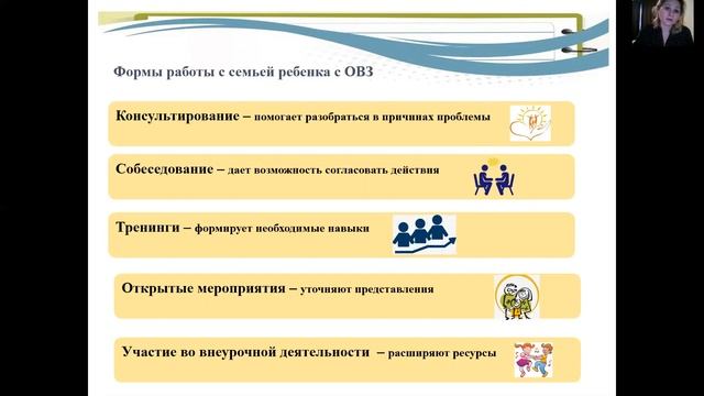 Видеолекция № 3 "Формы работы с родителями"