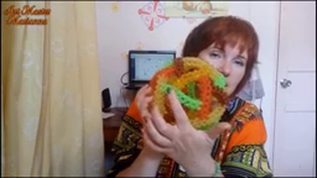 27. Объемный шар из бусин - смещенный икосаэдр