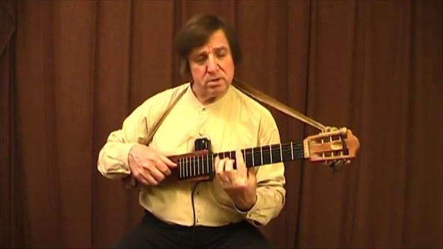 Guitar Trainer. Silent / Travel Guitar.  Tarrega - Lagrima.