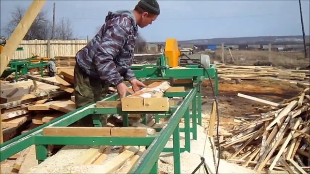 Кромкообрезной станок однопильный "Тайга К - 1"