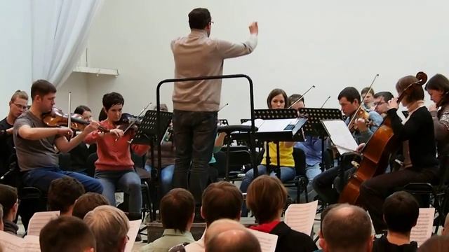 Хор из оперы "Аида" Дж.Верди, репетиция  сводного хора под упр. Н.Е.Маташина