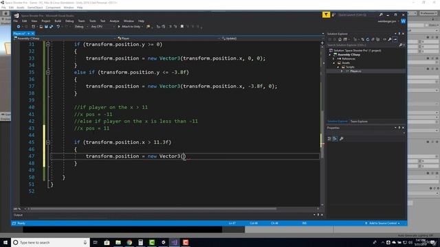 17 -Challenge Review Player Bounds