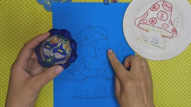 Изонить - Мухомор. Мастер класс.