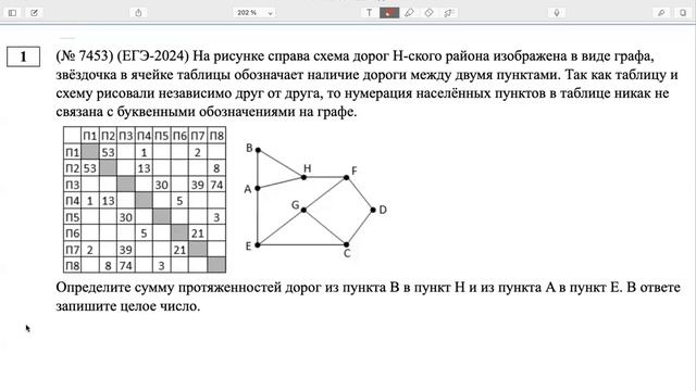 ЕГЭ информатика, разбор 1 задания, часть 2