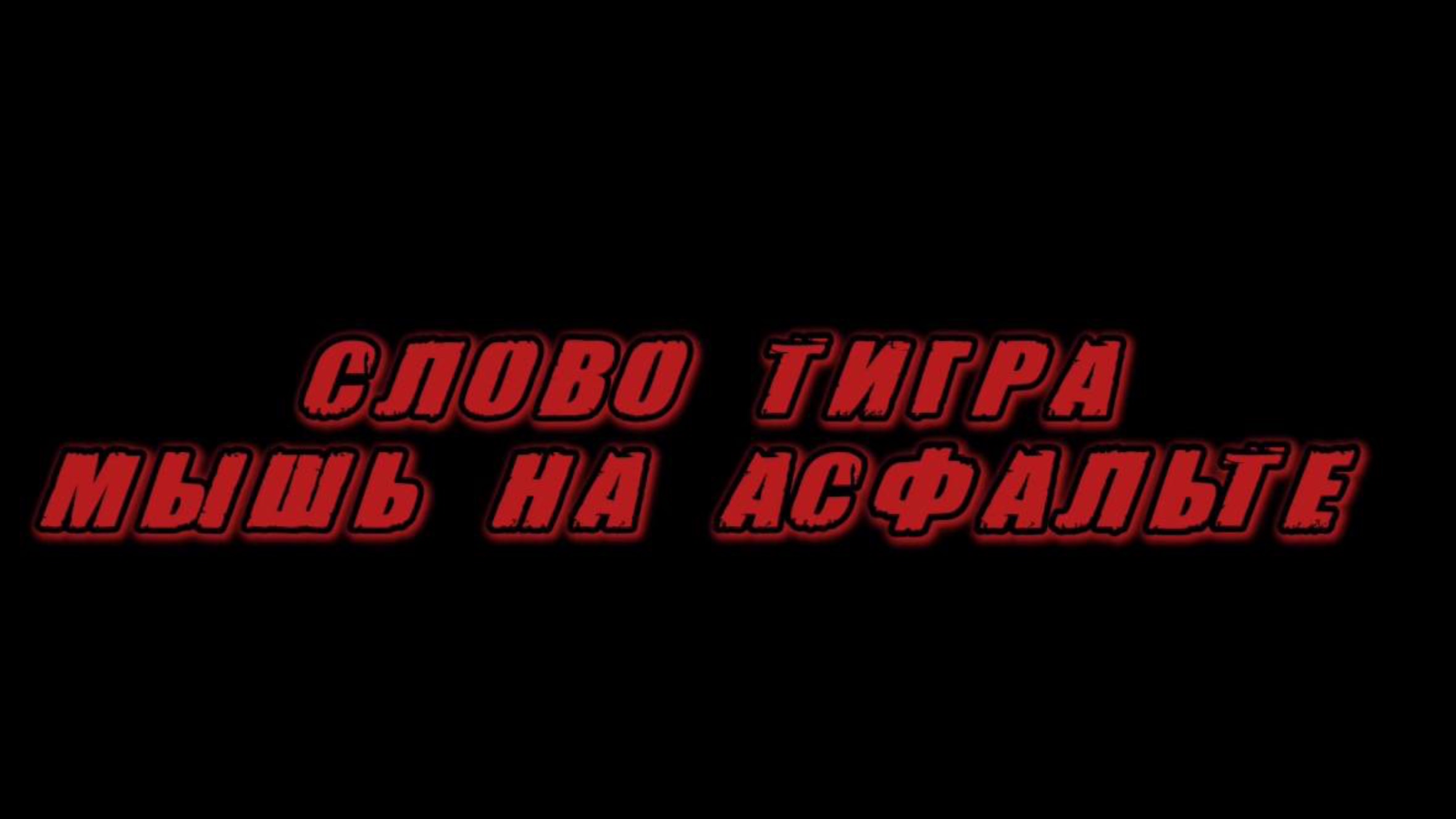 Слово тигра. Мышь на асфальте