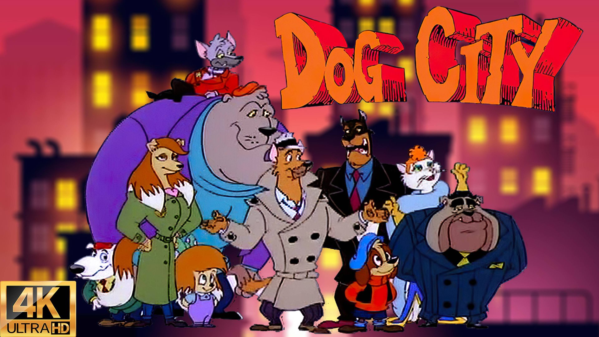 Город собак / Dog City (Animated series) [Заставка 4K]