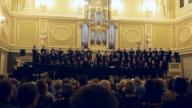 "Поэма памяти С.Есенина" (Край ты мой), Г.Свиридов, сводный хор Санкт-Петербургской консерватории