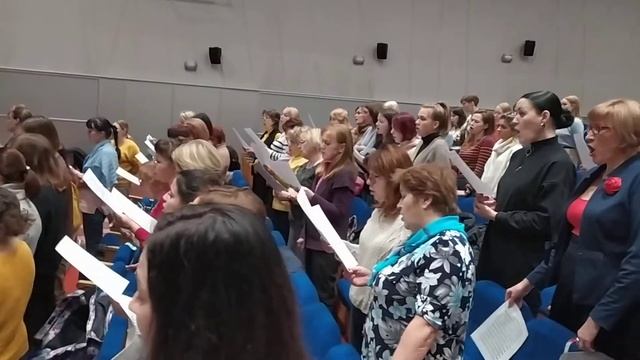 Гибель Варяга, В.Беневский и Ф.Богородицкий, сл.Я.Репнинский, "Стариковская" репетиция хора ПетрГУ