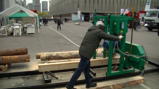 Пилорама ленточная Тайга Т 3 с электронной линейкой