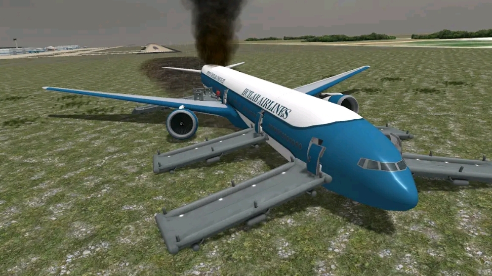 прохождение игры самолёт ✈️ падает