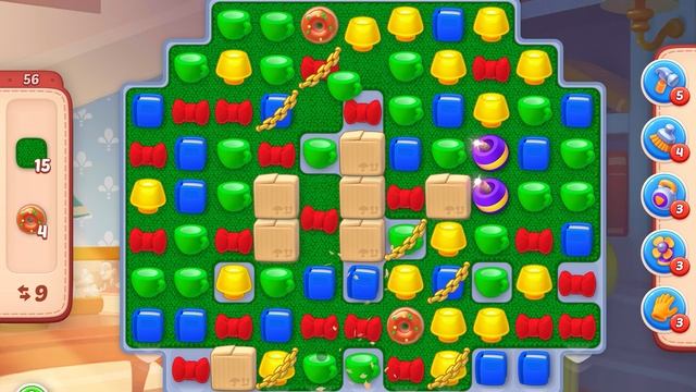 HomeScapes уровень 56 без бустеров