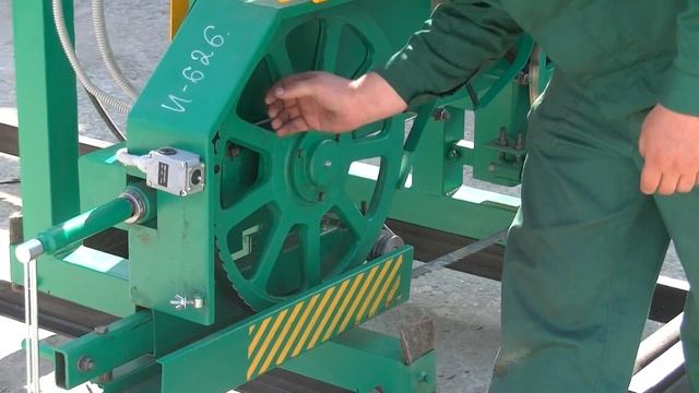 Установка ленточной пилы на пилораму