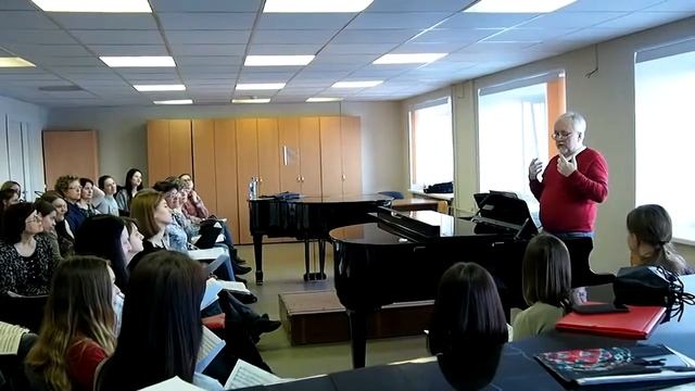 Репетиция сводного женского хора под упр. Е.В. Гурьева (22.02.2019)